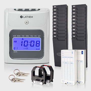 400E Electronic Employee Time Clock – Lathem