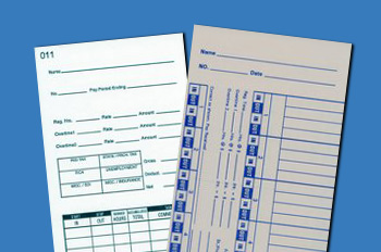 Paper Time Cards: Lathem Employee Time Cards