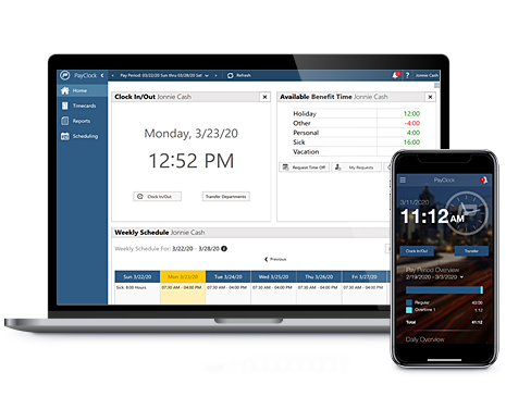 Free PayClock for work from home time tracking