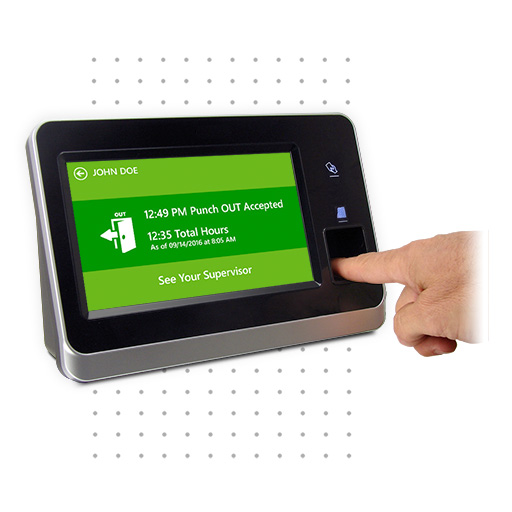 Fingerprint Time Clock System & Badge Reader | Lathem