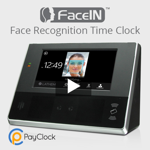 Face recognition time clock offer