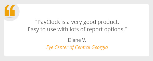 PayClock Time Clock Software Demo